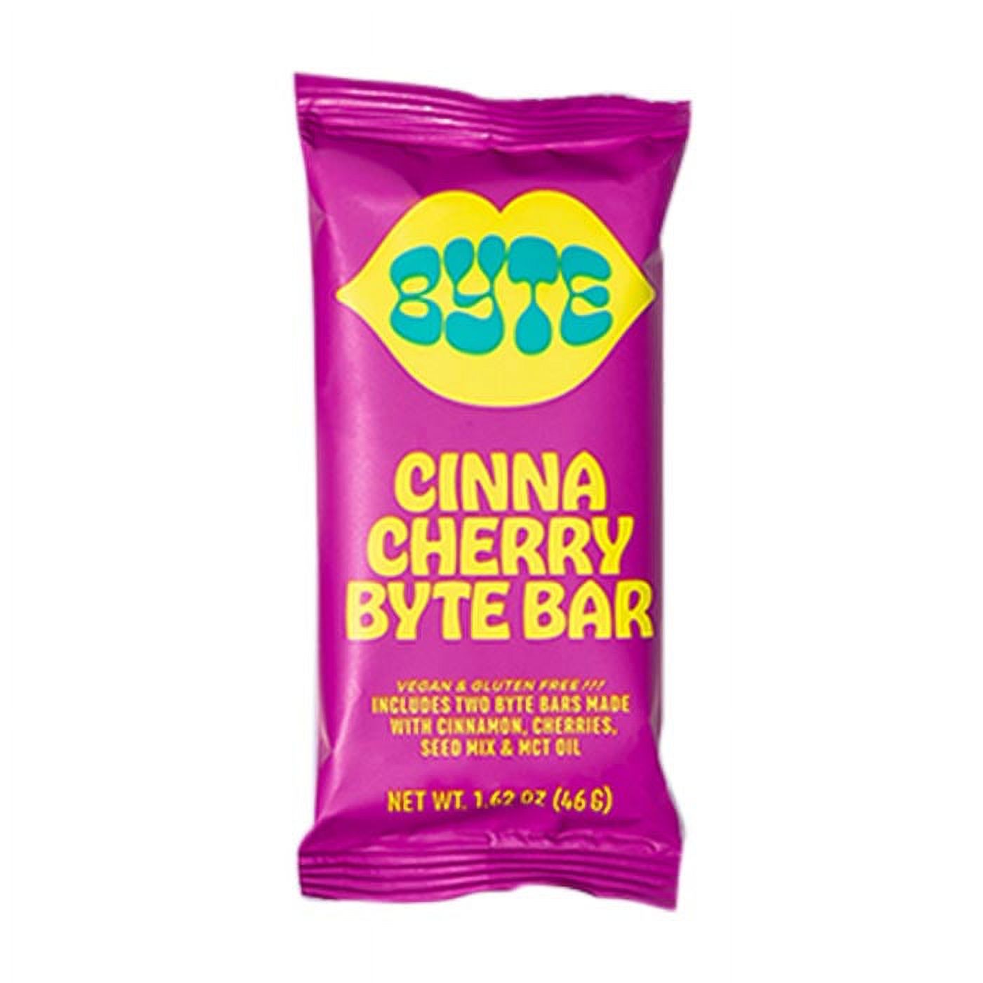 Byte Bars - Byte Bar Cinnamon Cherry - Case Of 12 - 1.62 Ounces ...