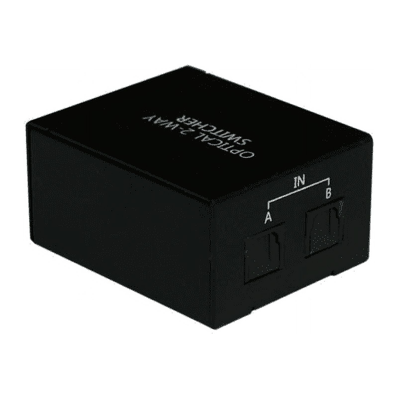 Bytecc OP-SW201 Digital Optical 2 Way Audio Switcher - Walmart Business ...