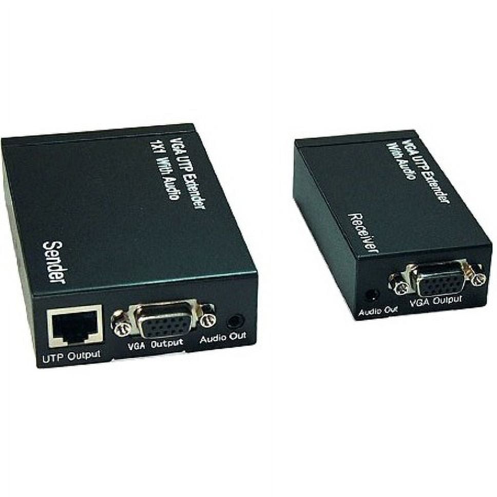 Bytecc VGERP01 VGA UTP Extender 1x1 Splitter with Audio - Walmart.com