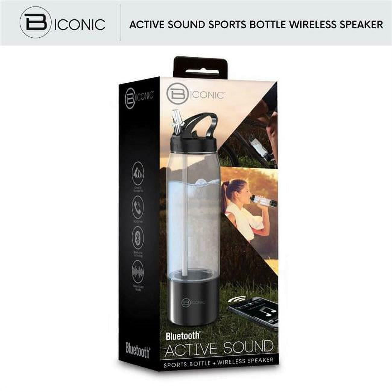 Bytech BCAUBS143BK Biconic Bluetooth Detachable Water Bottle Portable ...