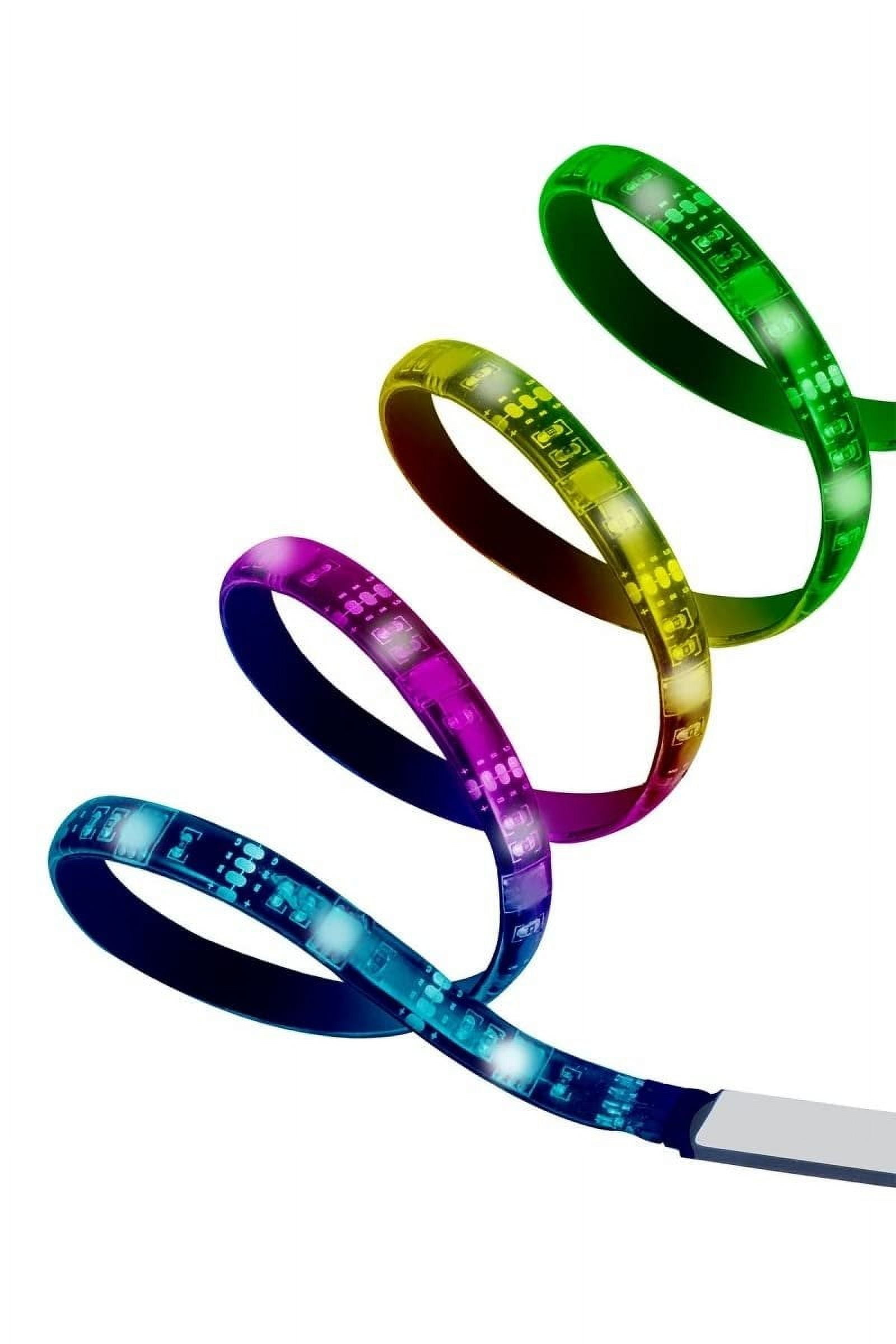 Bytech BYOPCA221BK Bytech 15FT USB LED Backlight Strip - Walmart.com