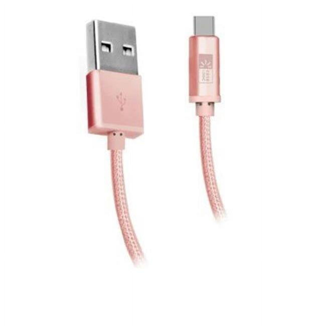 Bytech CLCPCA113RG 10 ft. Case Logic Braided USB Type-C Charge & Sync ...