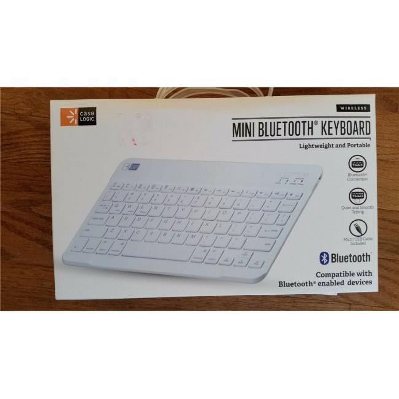 Bytech CLKBBL100WT Bluetooth Mini Keyboard - Walmart.com