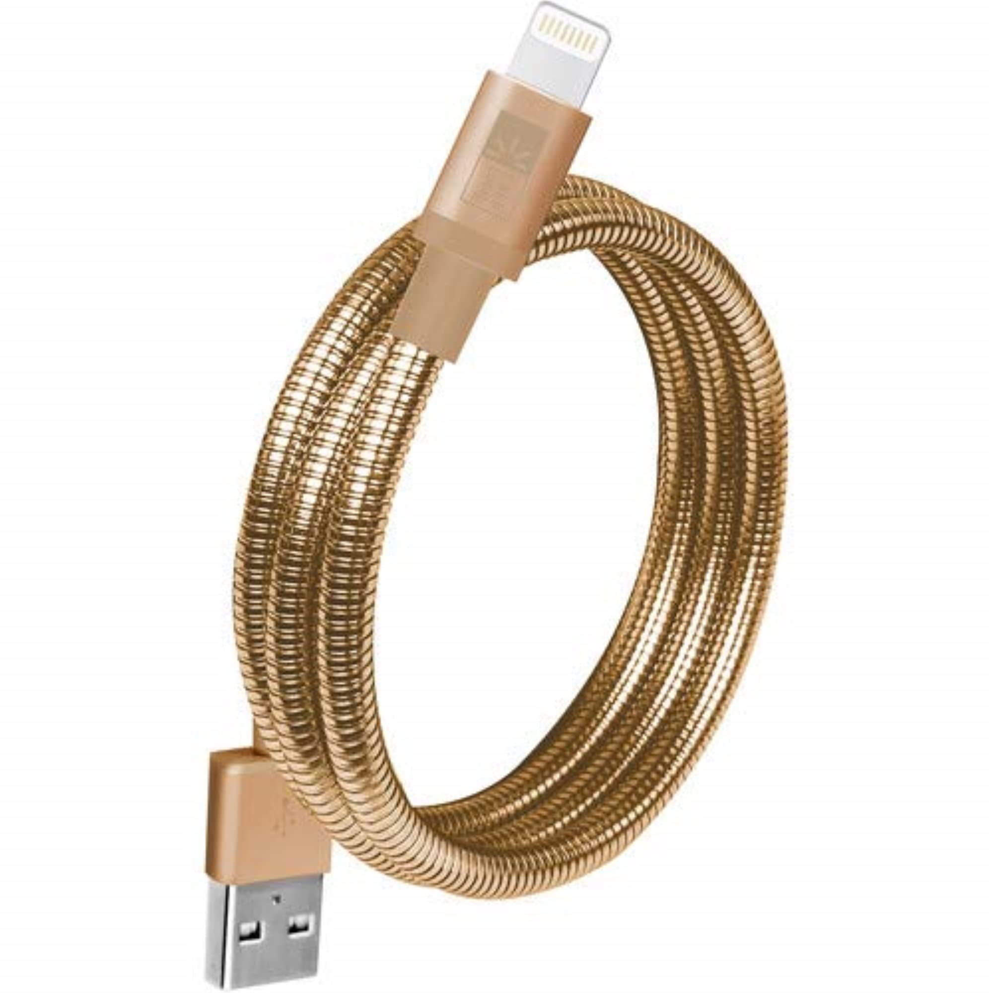 Bytech CLLPCA102GD 3.5 ft. MFI Certified Lightning Charging Sync Cable ...