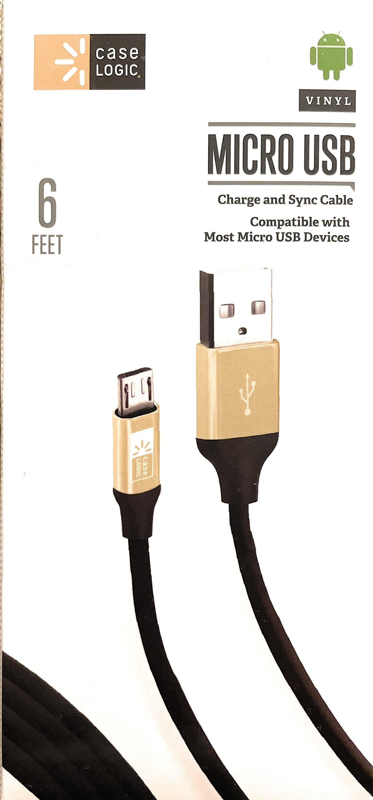 Bytech 6FT Micro USB Cable - Walmart.com