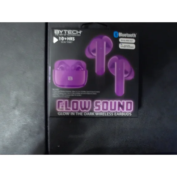 Bytech Glow In The Dark Bluetooth® Earbuds With Mic (10 Hour Play Time ...