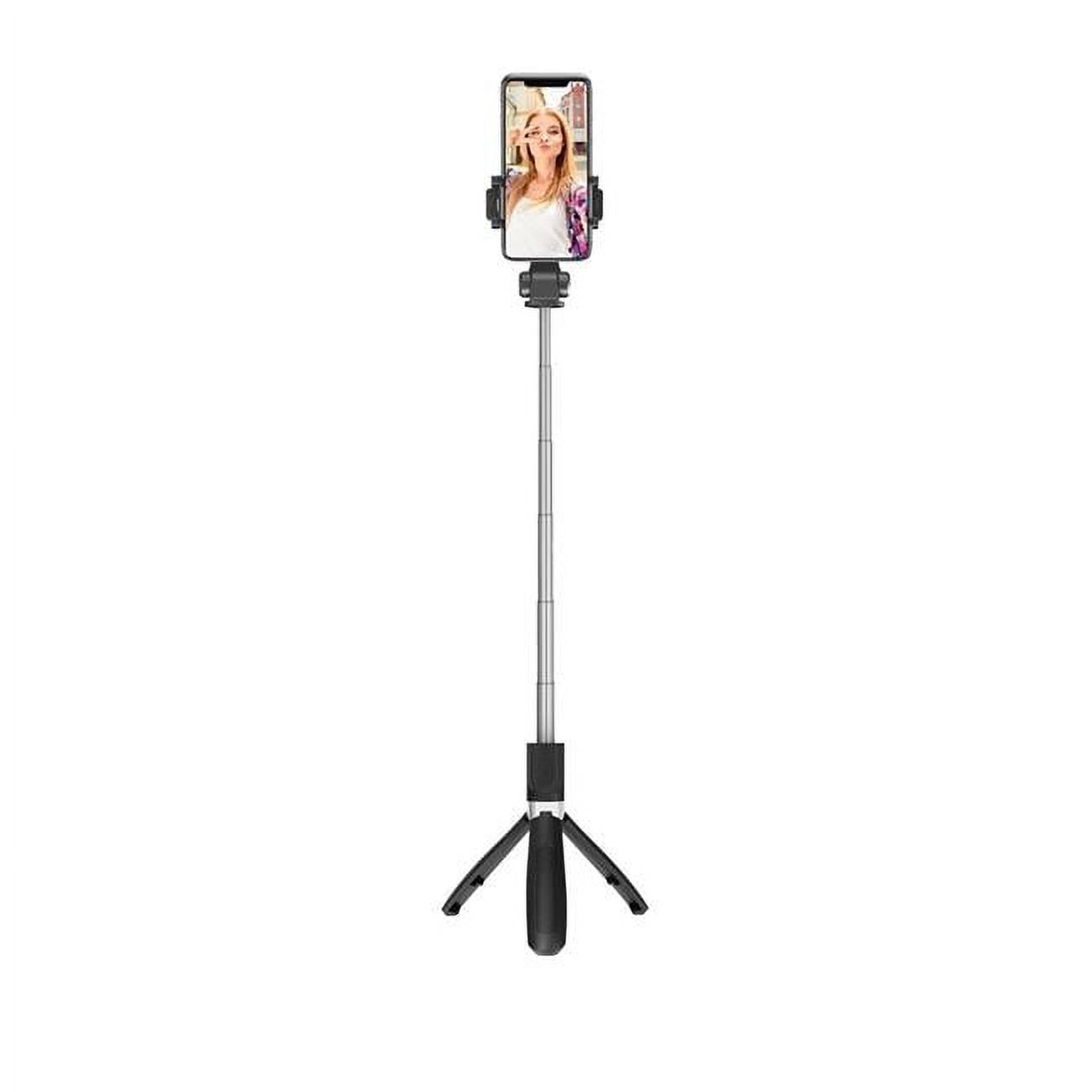 Bytech TBSFST108BK Extendable Phone Mount Stand with Bluetooth Remote ...