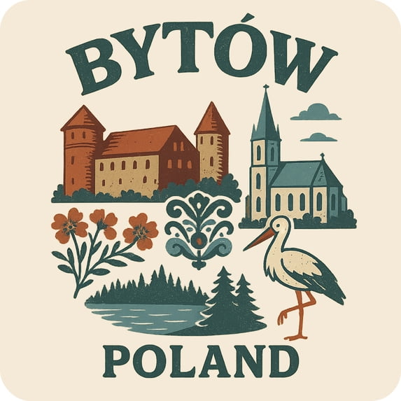 Bytow Poland Keepsakes Souvenir Vinyl Sticker – Destination Travel ...