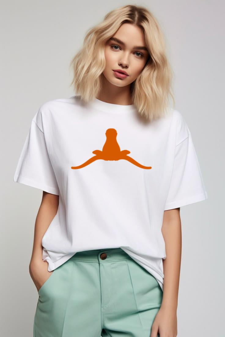 Byu Horns Down Unisex T-Shirt Casual Sport Streetwear, for men & women ...