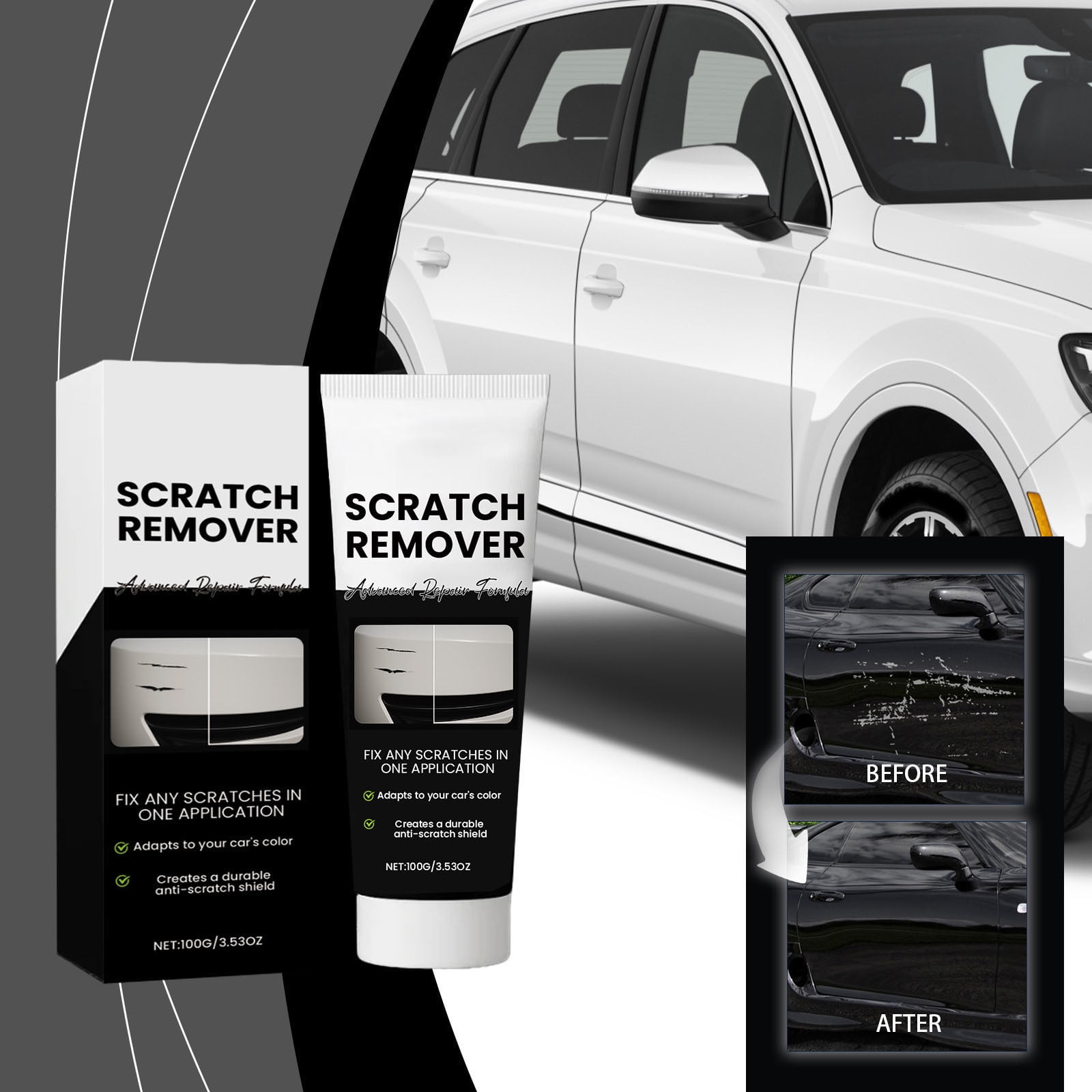 Byujiro Auto Scratch Repair Paste Coating Cut and Scratch Polishing ...