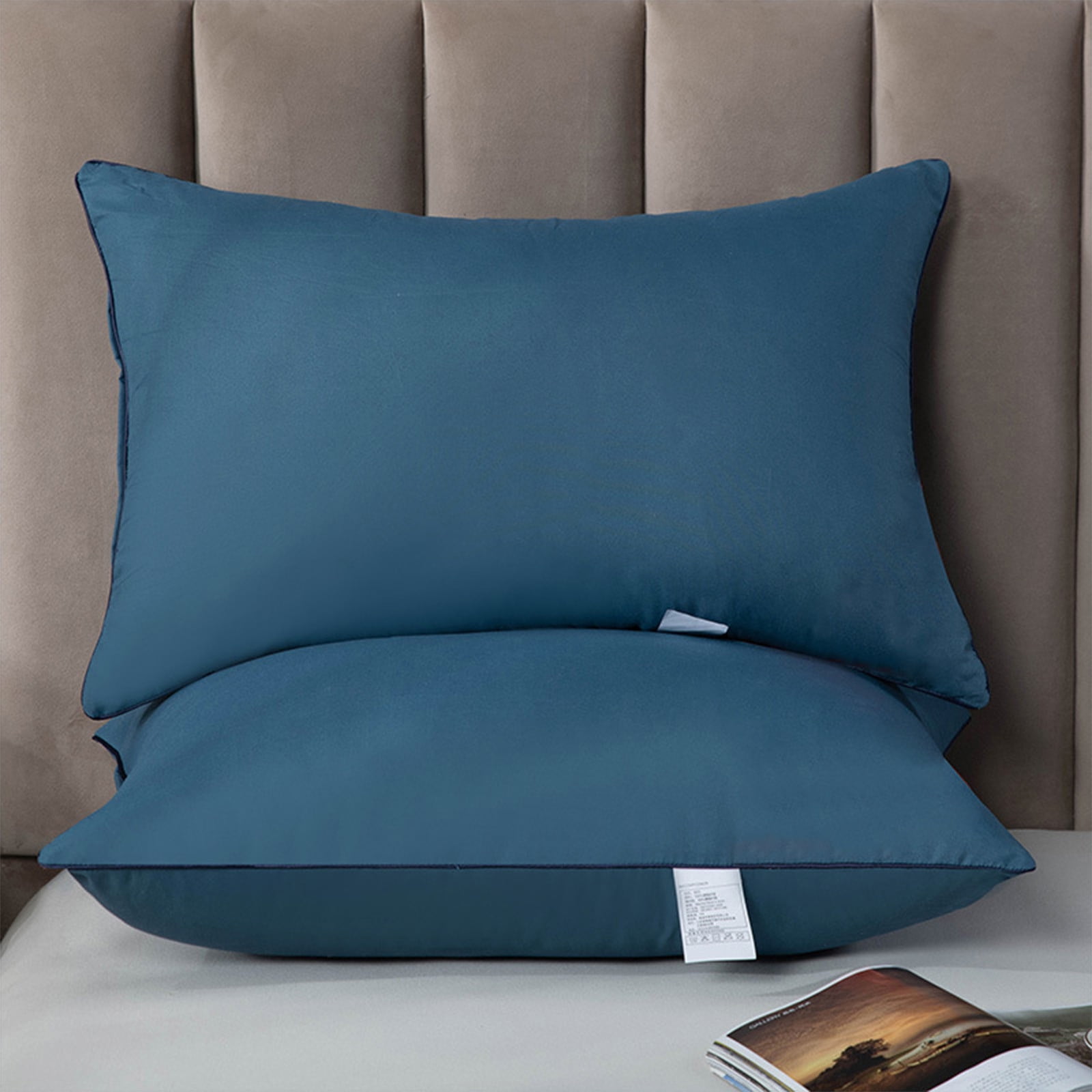 Byujiro Bed Pillow for Sleeping 2 Pack Super Soft Pillow Insert Home ...