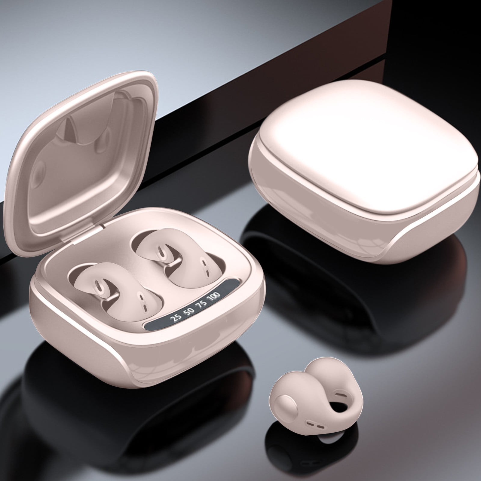 Byujiro Bluetooth Earbuds Bluetooth 5.3 Earclip Non in Ear Intelligent ...