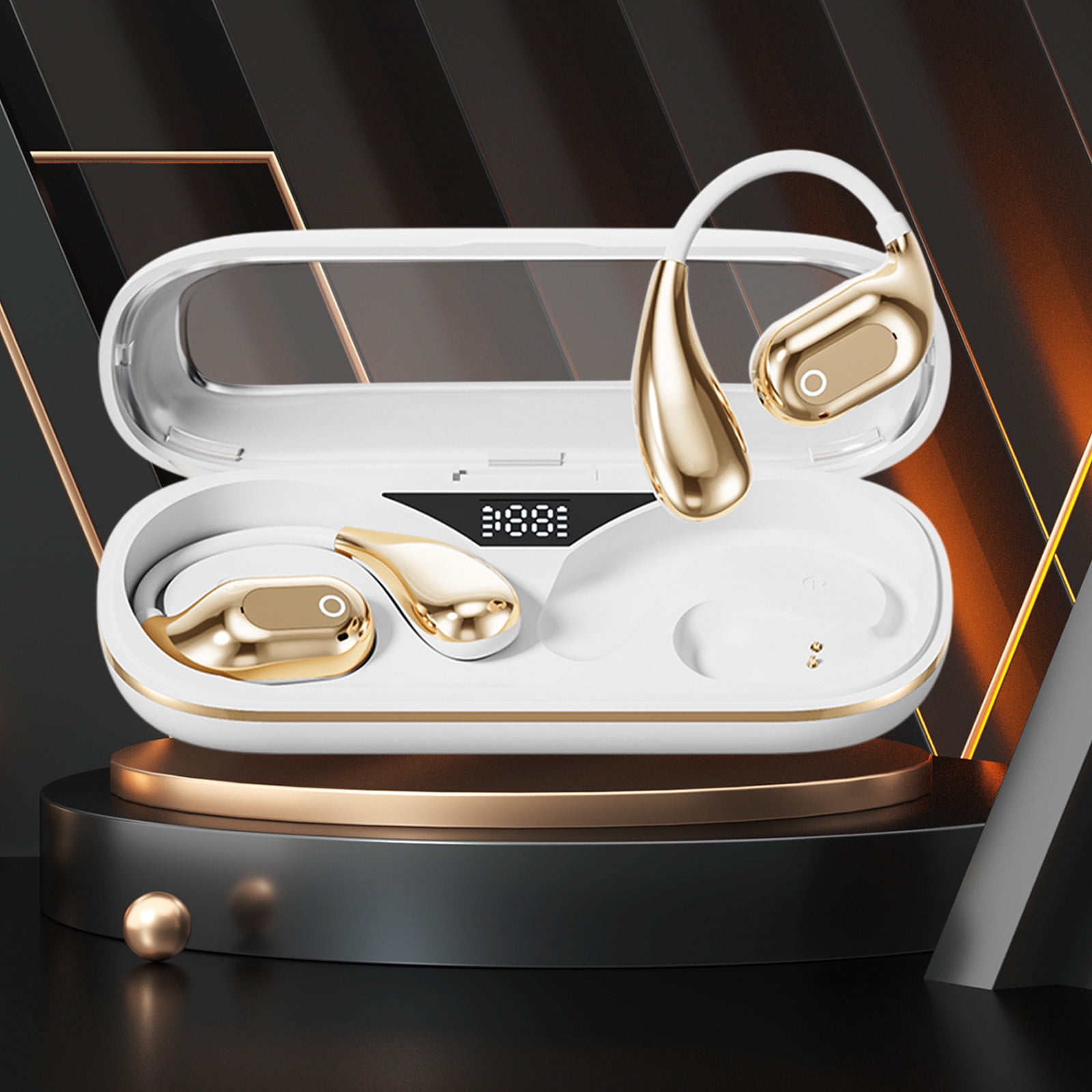 Byujiro Bluetooth Earbuds Wireless Bluetooth Headset 5.4 No in Ear ...