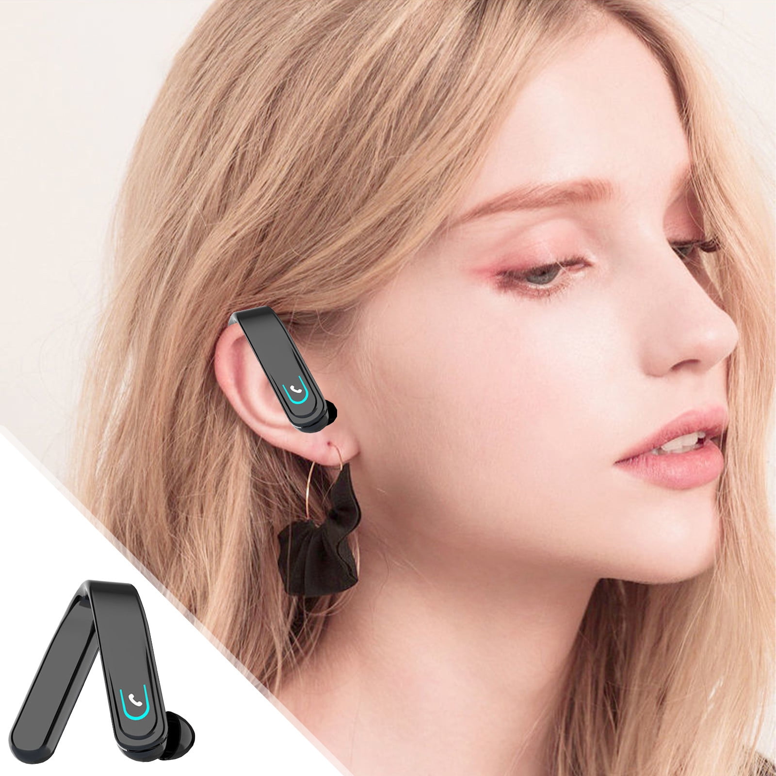 Byujiro Bluetooth Earpiece Wireless Bluetooth Earphones with Long ...