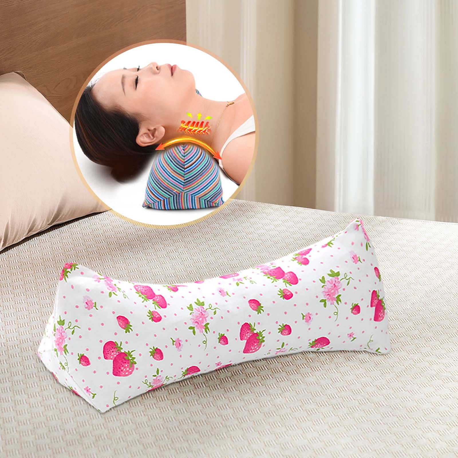 Byujiro Buckwheat Shell Shaped Cervical Pillow Lumbar Cushion & Nap ...