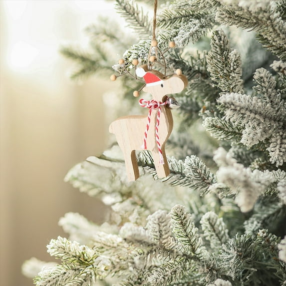 Byujiro Christmas Ornaments Xmas Decorations Reusable Hanging Festive ...