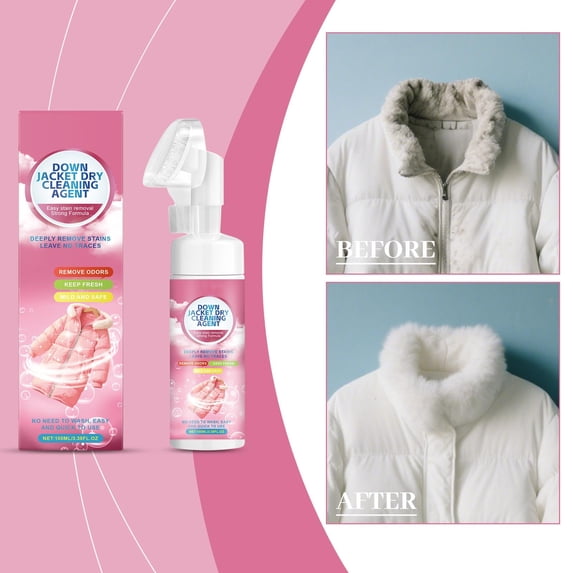 Byujiro Cleaning Supplies 100ml Down Jacket Dry Cleaning Agent Powerful ...