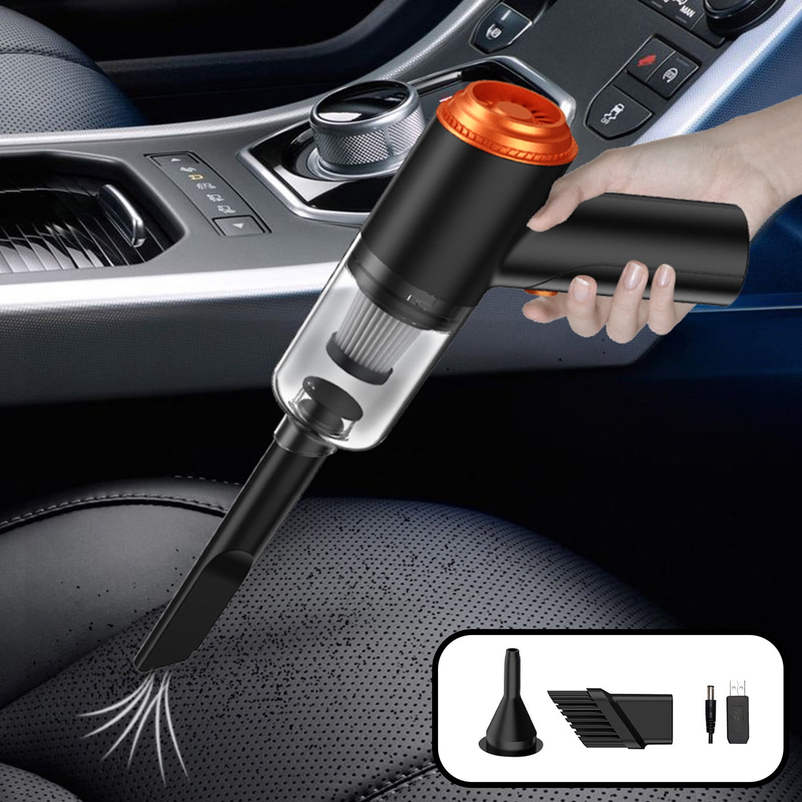 Byujiro Cordless Vacuum Cleaner Handheld Vacuum Cleaner Mini Portable 2 ...