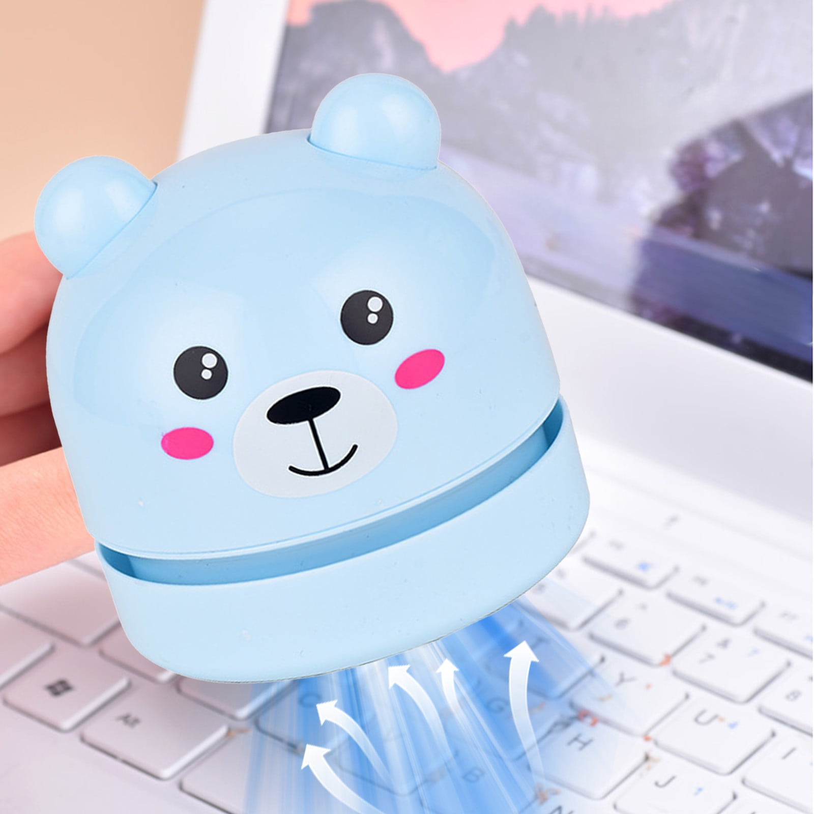 Byujiro Desk Vacuum Cleaner Mini Rechargeable Version Desktop Vacuum ...