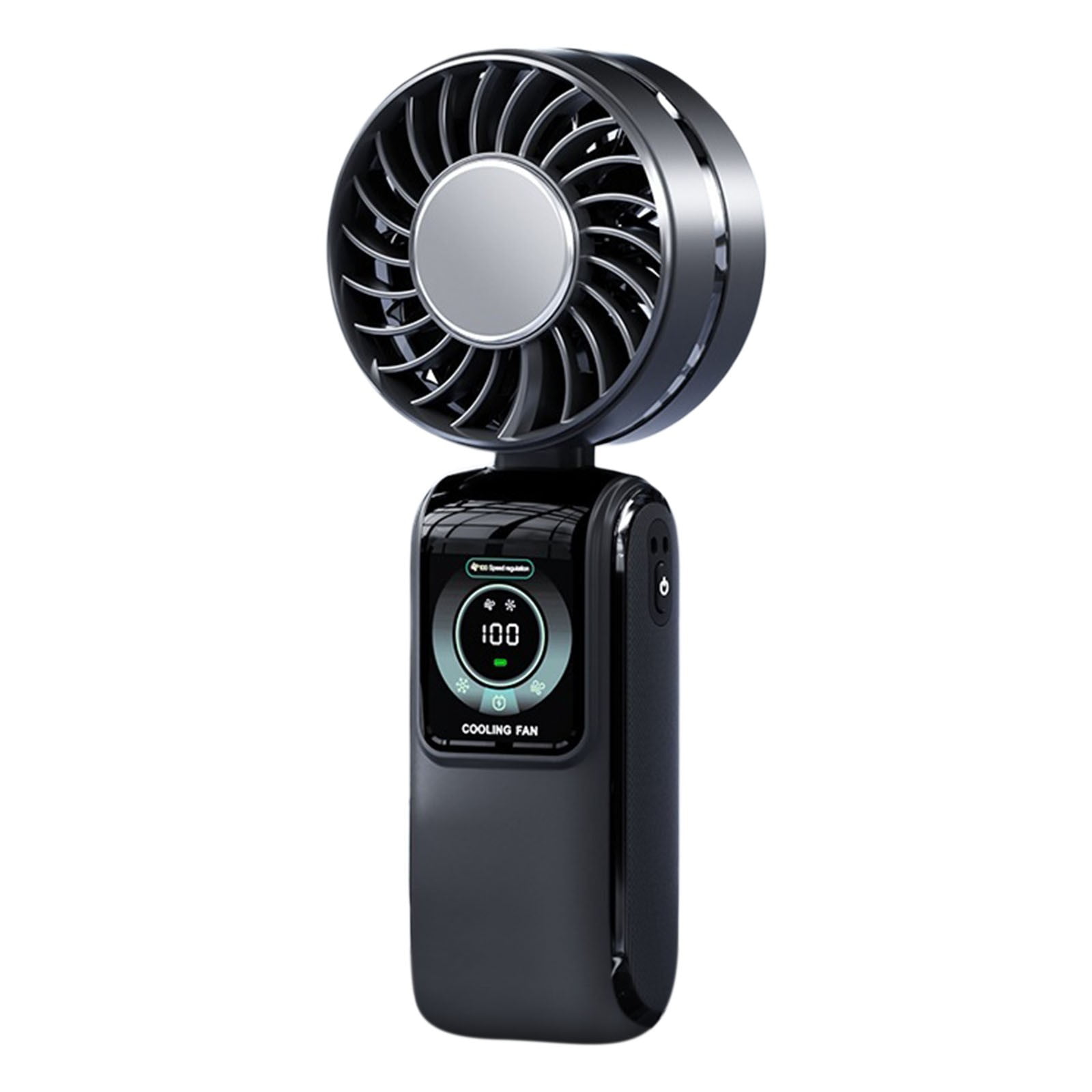 Byujiro Foldable Handheld Cooling Fan USB Rechargeable High-Speed ...