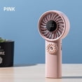 Byujiro Foldable Handheld Fan with LED Display USB Rechargeable Turbo ...