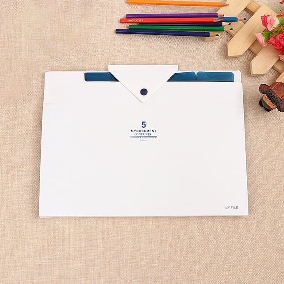 Byujiro Folders for School A4 Accordion File Folder Multi-Pocket File ...