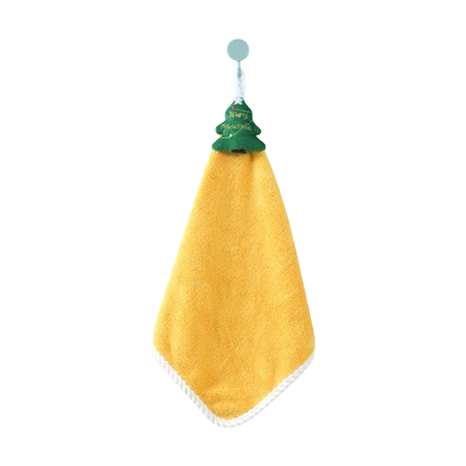 Byujiro Kitchen Hand Towels Christmas Gift Hanging Hand Towel Fleece ...