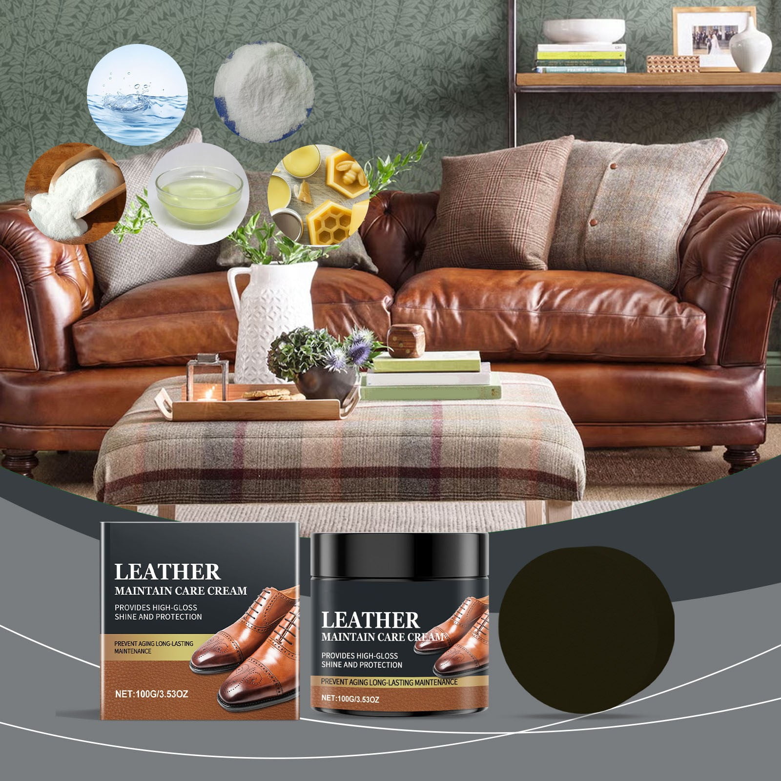 Byujiro Leather Cleaner and Conditioner Leather Maintenance Cream ...