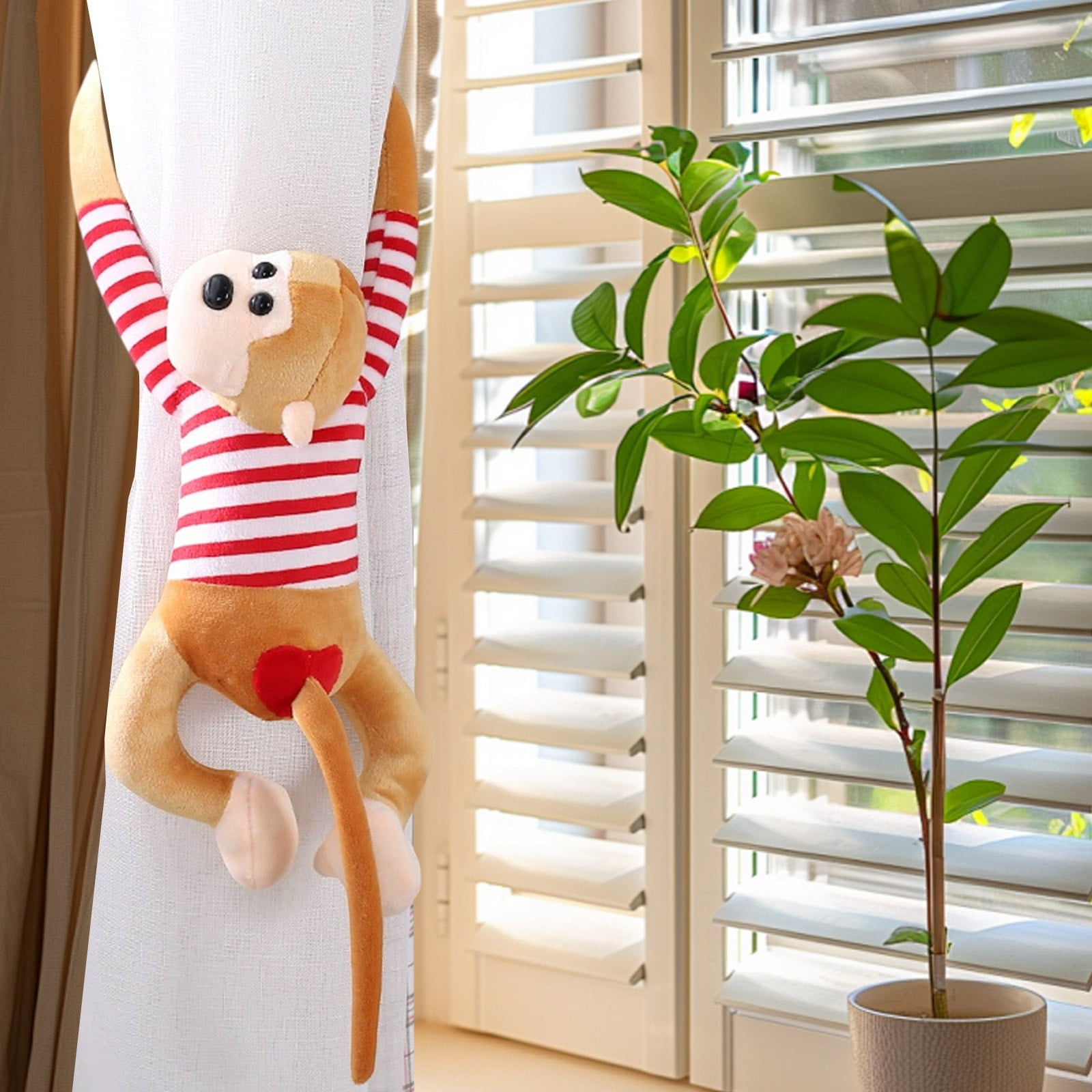 Byujiro Long Arm Monkey Plush Toy Children's Gifts Cute Monkey Doll ...