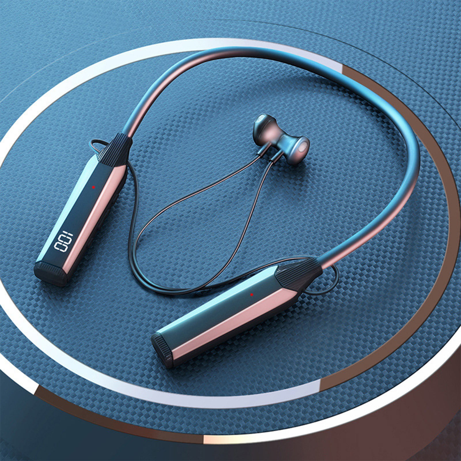 Byujiro Neckband Bluetooth Earbuds Bluetooth 5.4 Neck Mounted ...