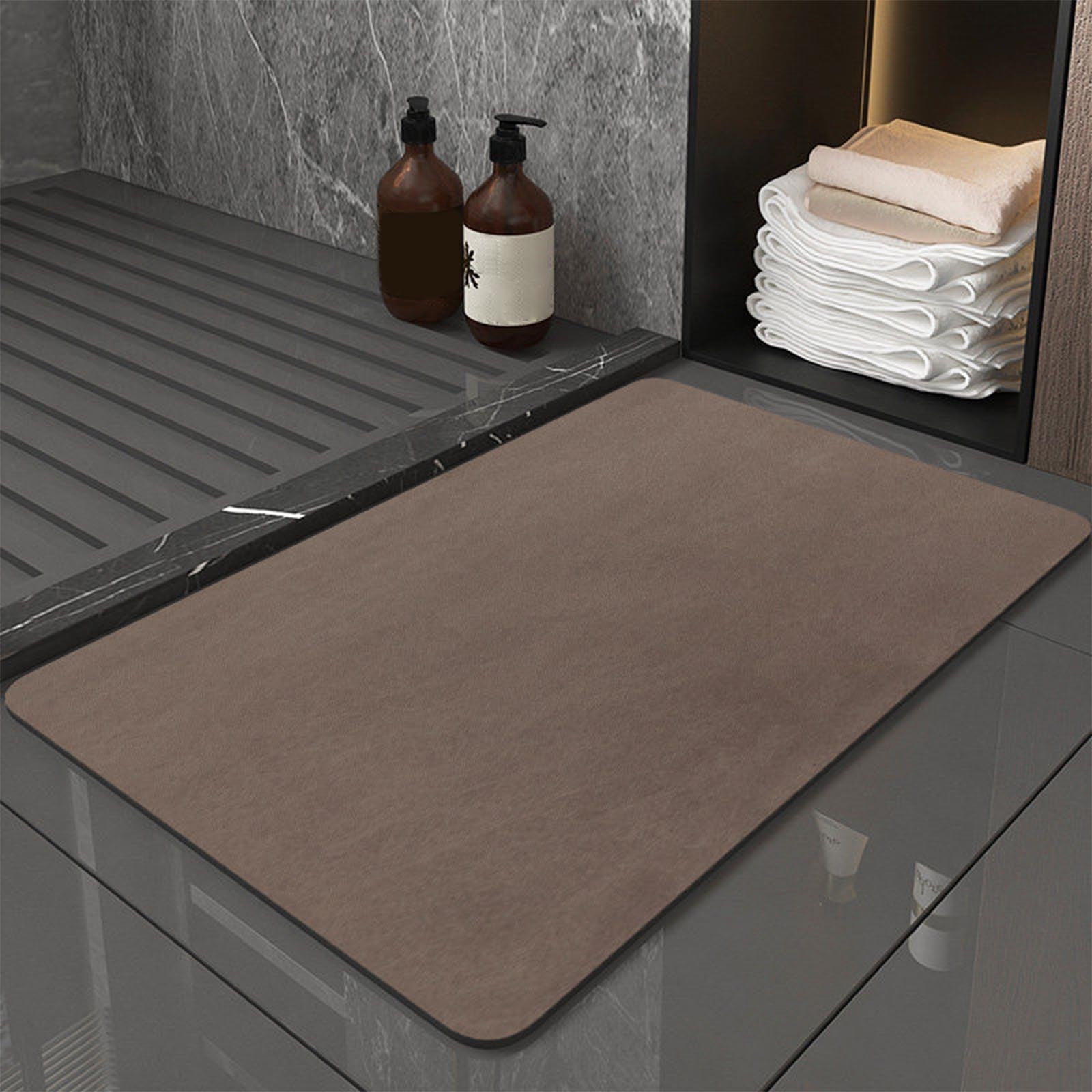 Byujiro Quick Dry Bath Mat Super Absorbent Floor Mat Bathroom Absorbent ...