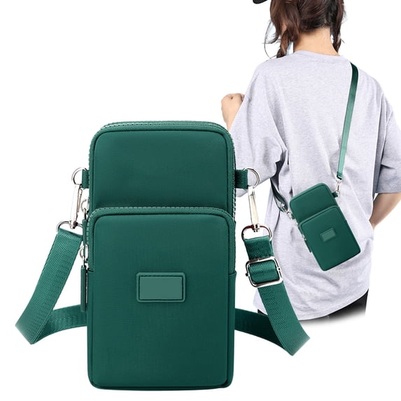 Byujiro Strap Bag Crossbody Backpack with Hole with Headphone Hole ...