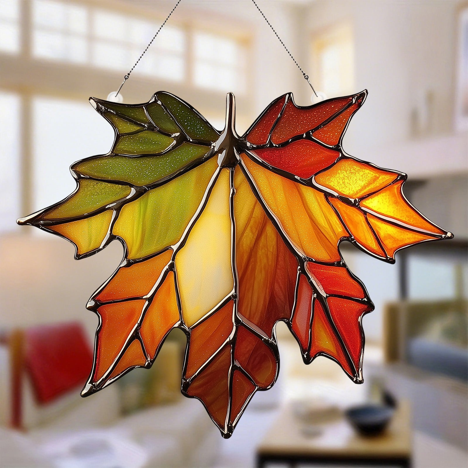 Byujiro Thanksgiving Decorations Maple Leaf Sunshine Catcher Pendant - Walmart.com