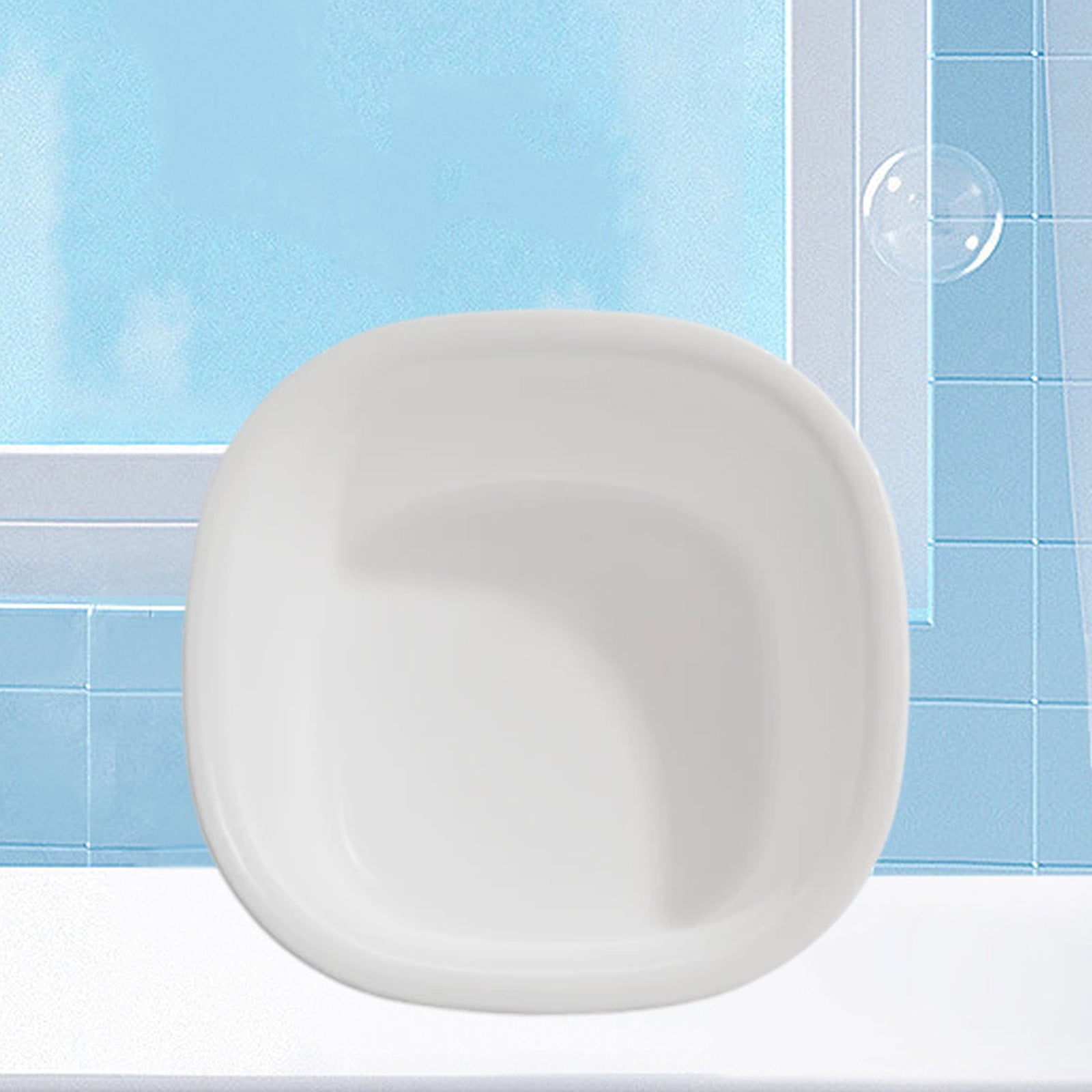 Byujiro Thickened Plastic Basin Multi-Functional Household Bowl, Shatterproof for Washing Face ...