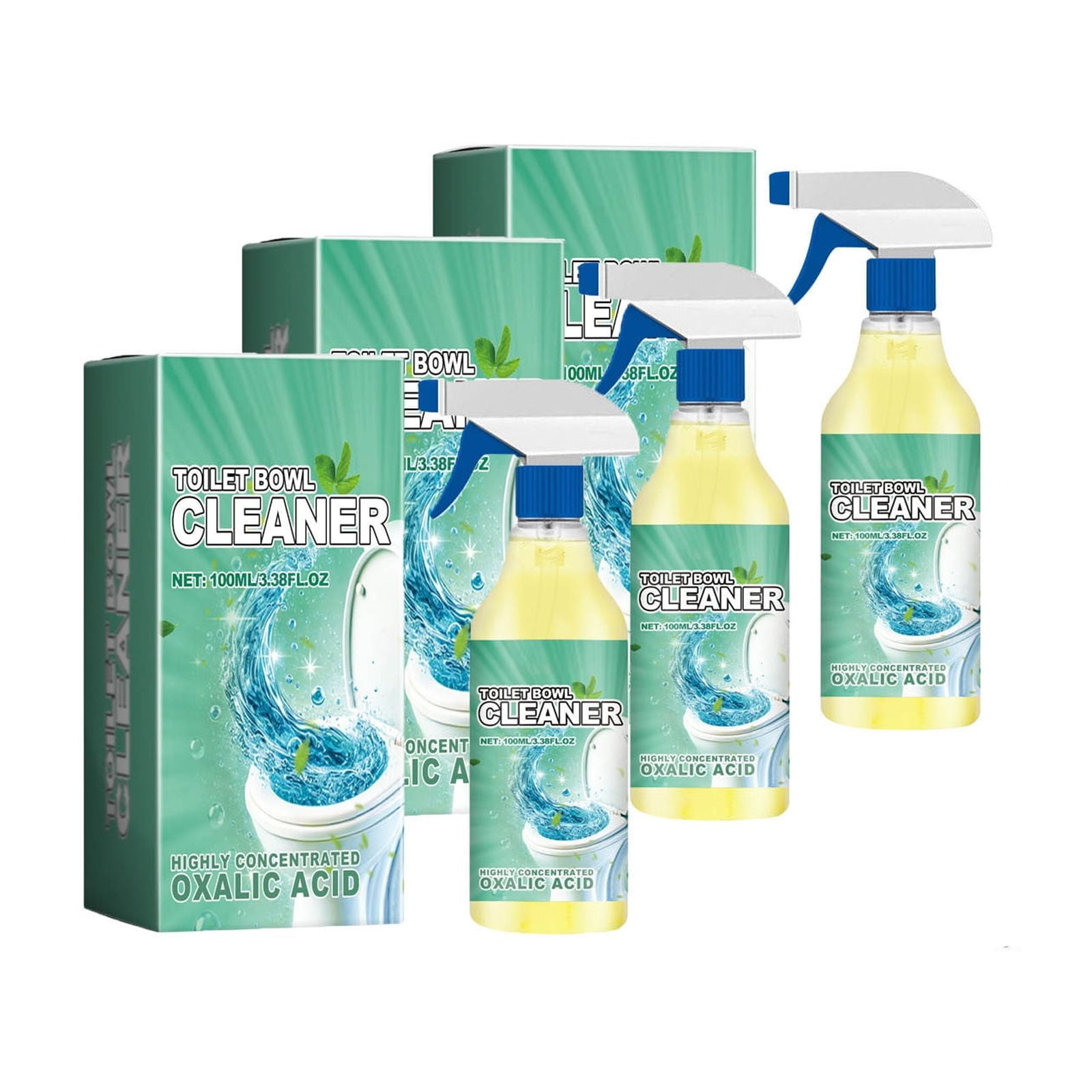 Byujiro Toilet Bowl Cleaners 2/3/4/5pc Oxalic Cleaner Tile High ...