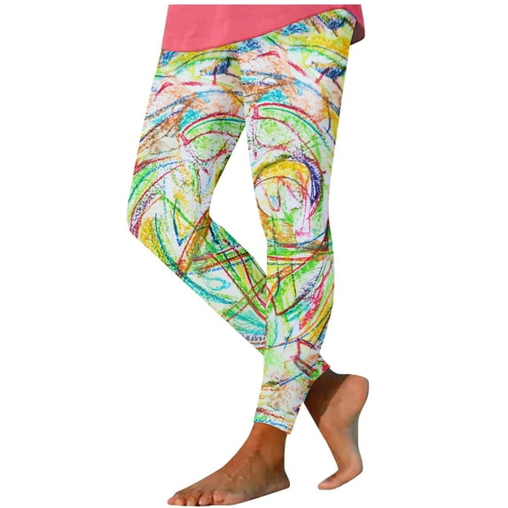 Byworldtasic Legging Pants for Women Womens Printed Leggings Basic ...