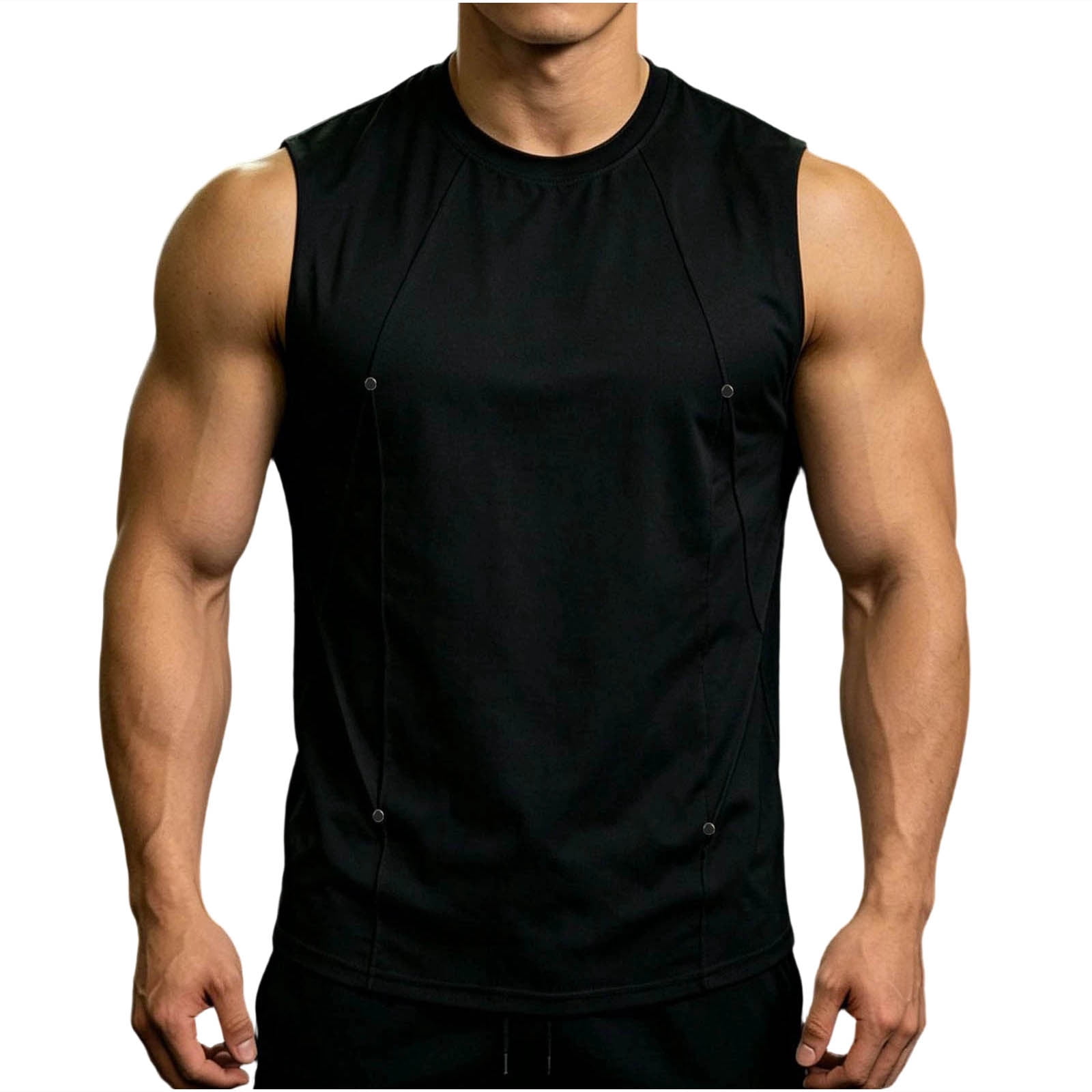 Byworldtasic Men's Sleeveless Shirts Quick Dry Tank Tops UPF 50 ...