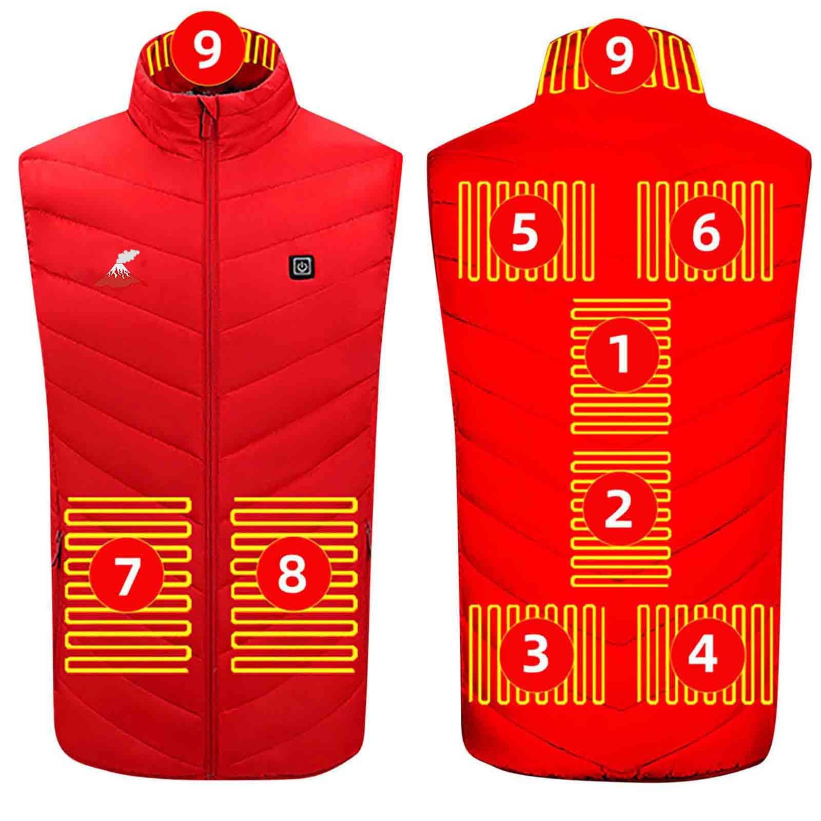 Byworldtasic Unisex Vest Heated Vest USB Electric Heated Vest Heating ...