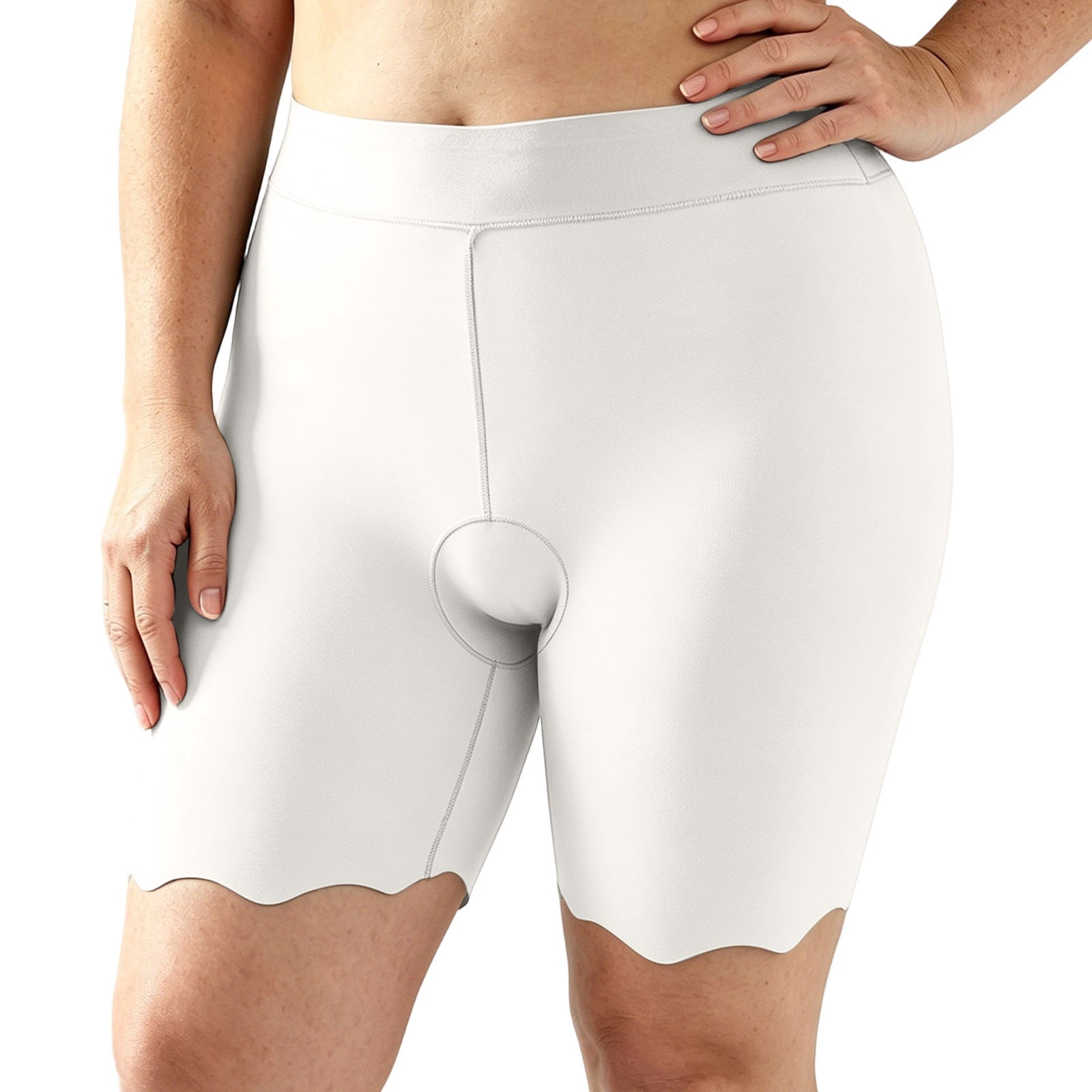 Byworldtasic Women's High Waisted Cooling Slip Shorts Anti Chafing ...