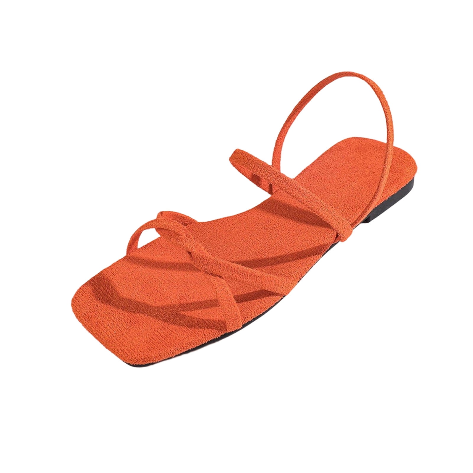 Byworldtasic Women's Strappy Sandals Square Toe Dressy Summer Cute 2026 ...