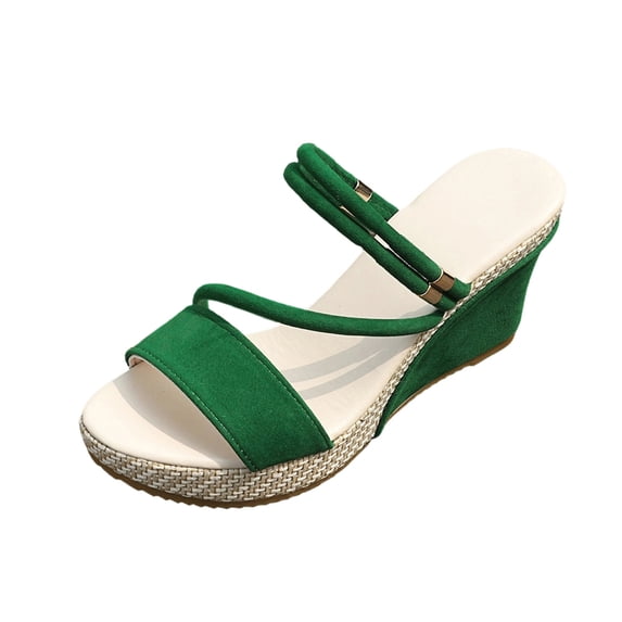 Byworldtasic Women's Wedge Platform Espadrille Open Toe Lace-Up Sandals ...