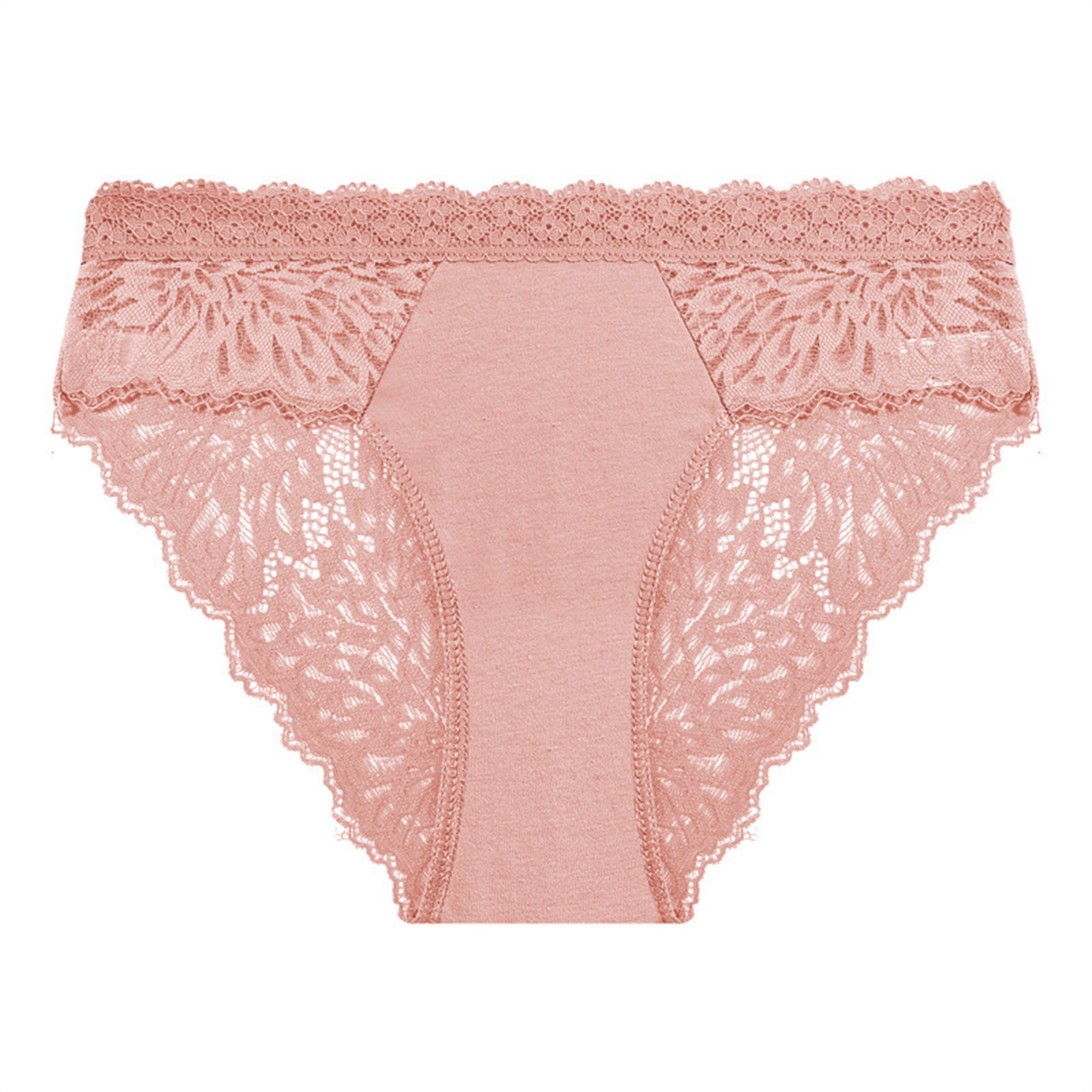 Byworldtasic Womens Breathable Underwear Women's Plus Size Floral Lace ...