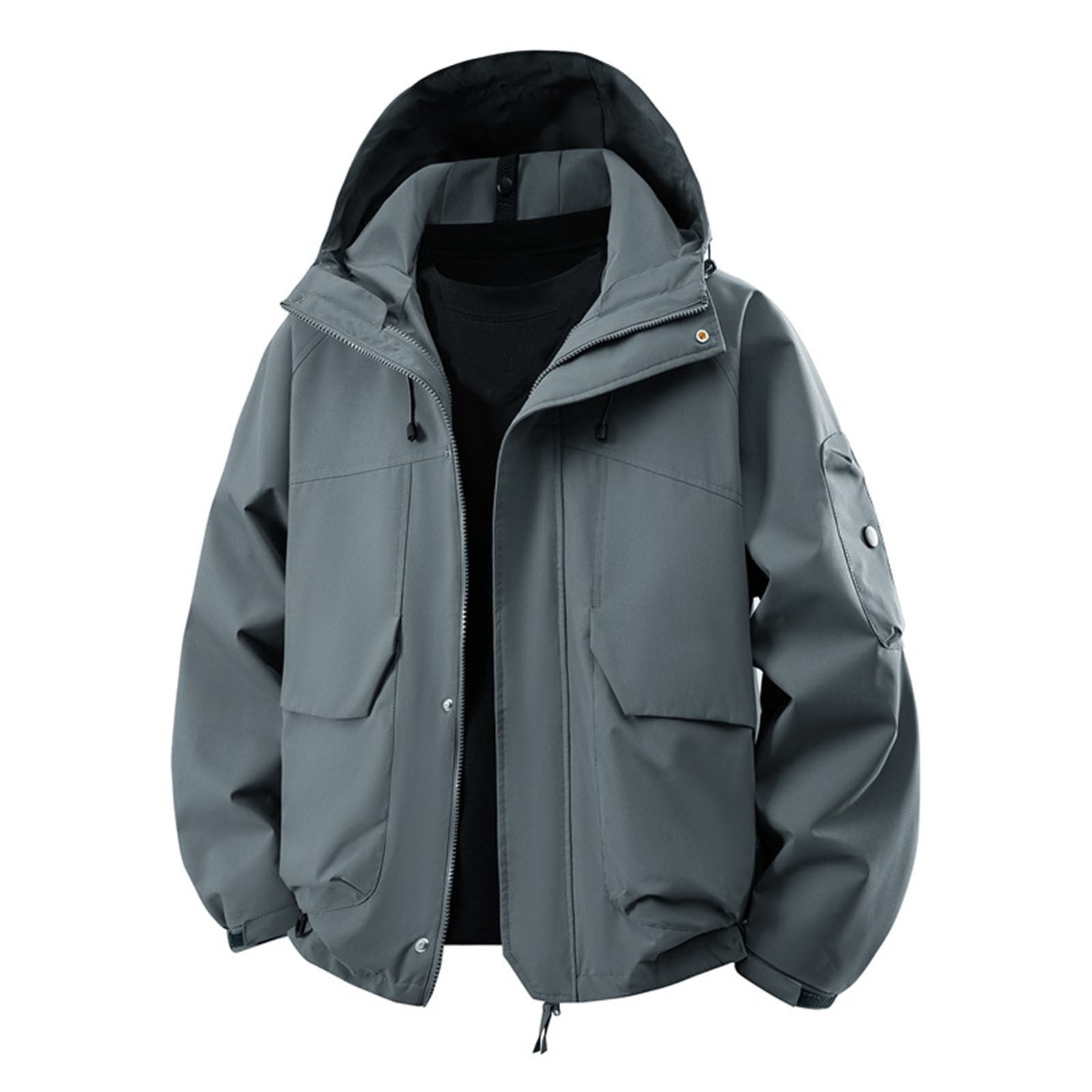 Byworldtasic Womens Coat Women's Plus Size Waterproof Ski Jacket Winter ...