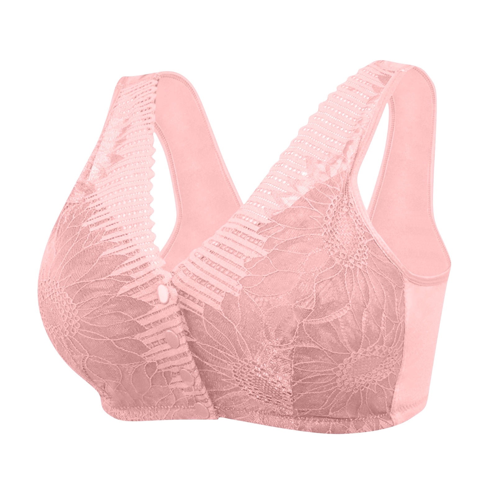 Byworldtasic Womens Plus Size Bras No Underwire Lace Bras for Women ...
