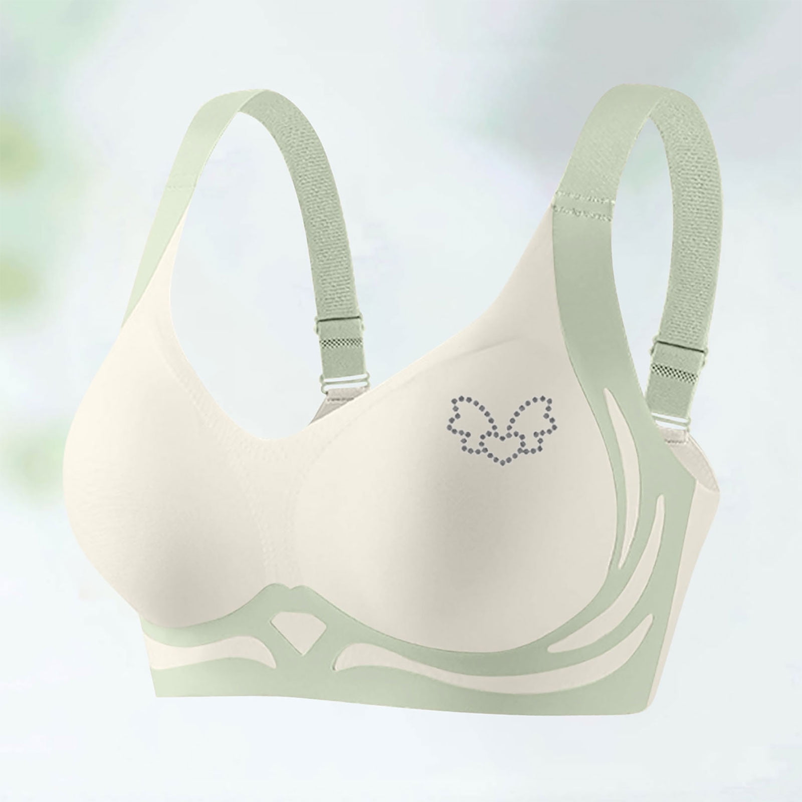 Byworldtasic Womens Rhinestone Print Bras Womens Full Coverage Soft ...