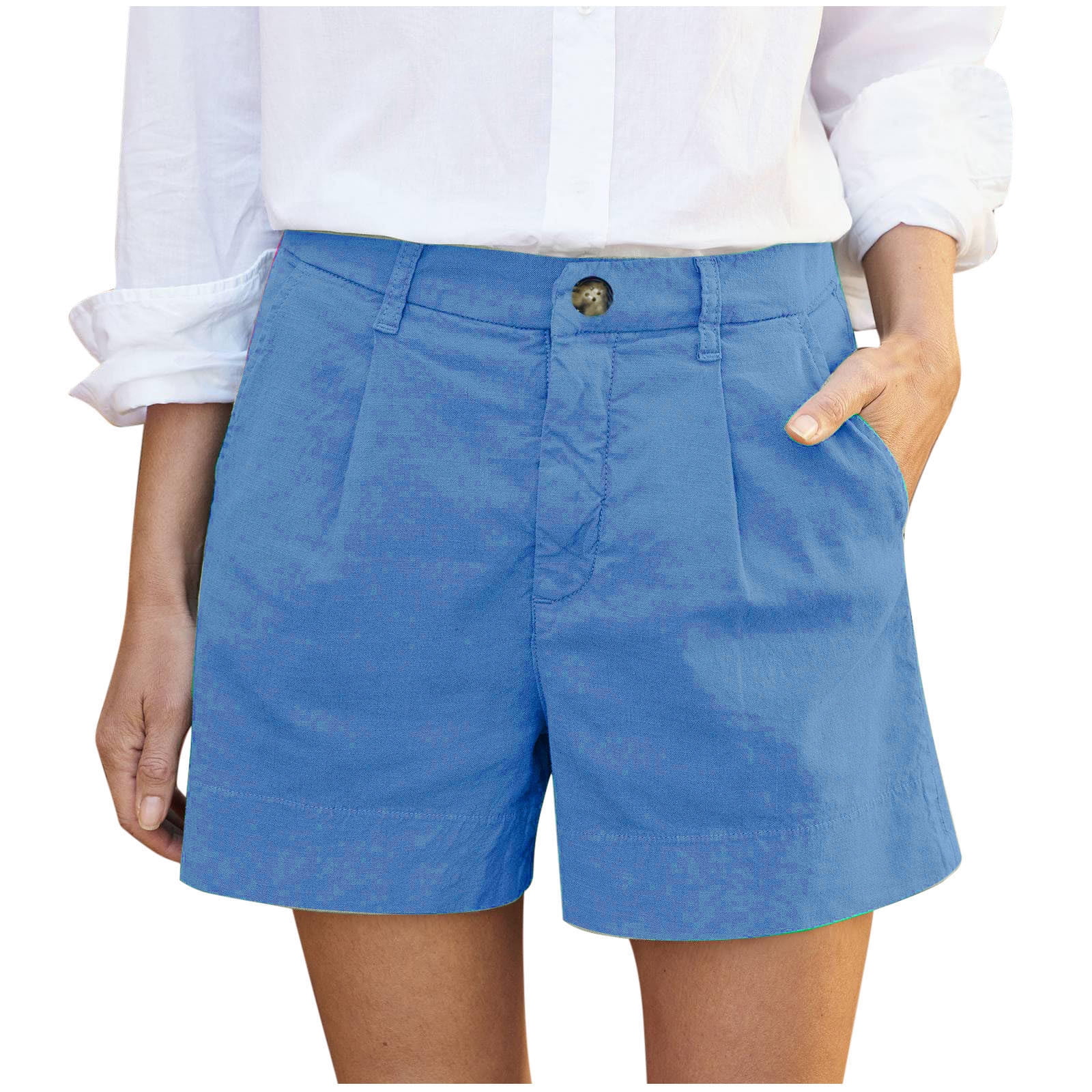 Byworldtasic Womens Shorts Summer Shorts for Women Dressy Casual Wide ...