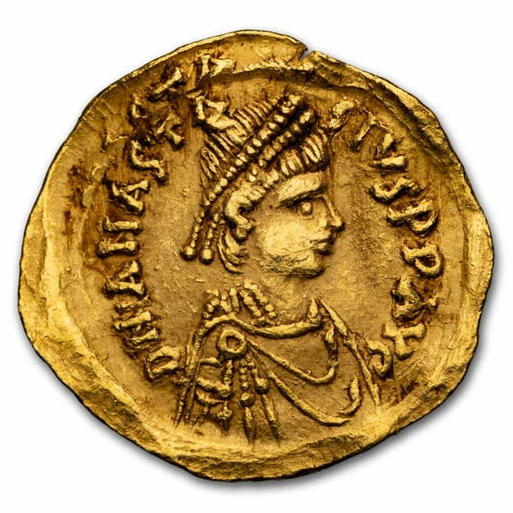Byzantine AV Tremissis Anastasius I (491-518 AD) AU S-008 - Walmart.com