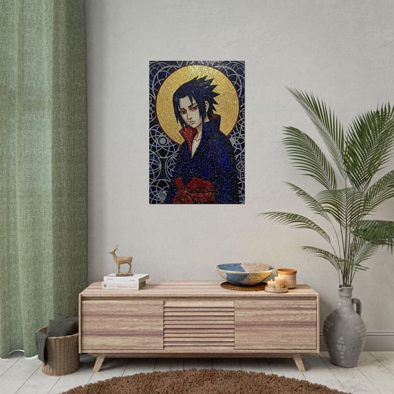 Byzantine Sasuke Uchiha Icon Poster | Naruto Anime Wall Art |24x36 ...