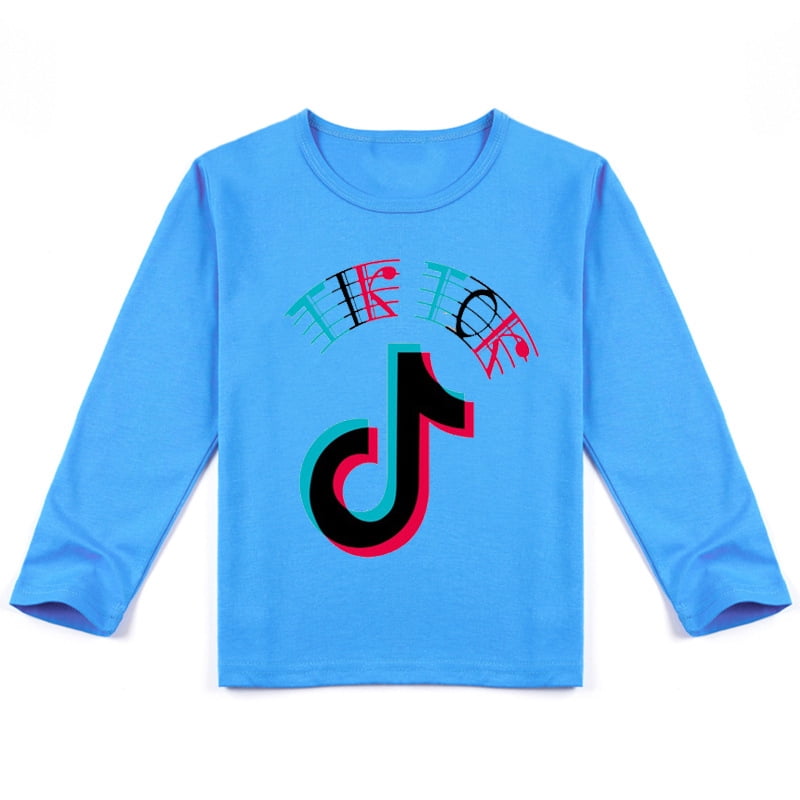 Bzdaisy TikTok Short Sleeve T-Shirt - Trendy TikTok Print Tee for Kids ...