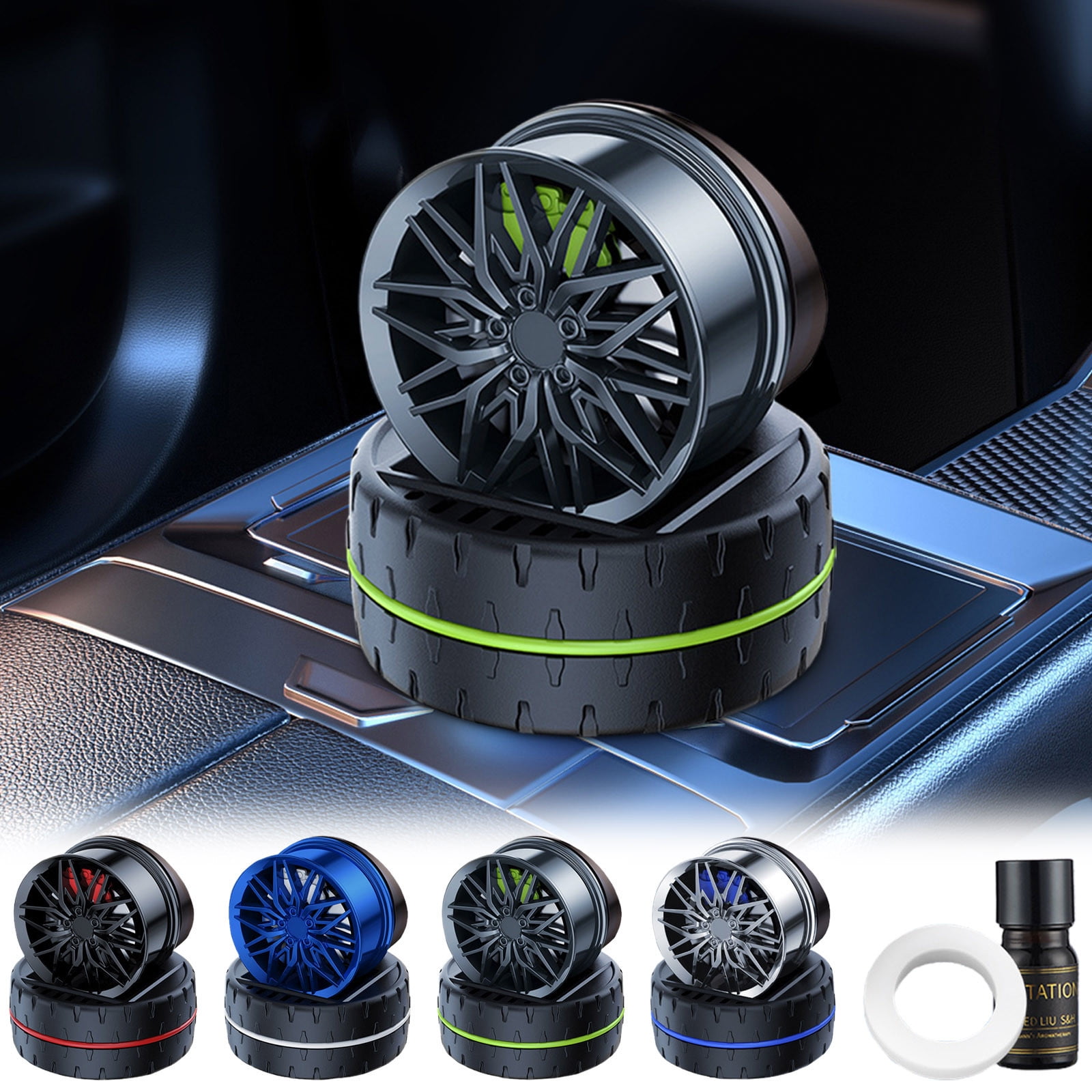Bzdzmqm under $5 4Pcs Solar Aromatherapy Car Perfume, Solar ...